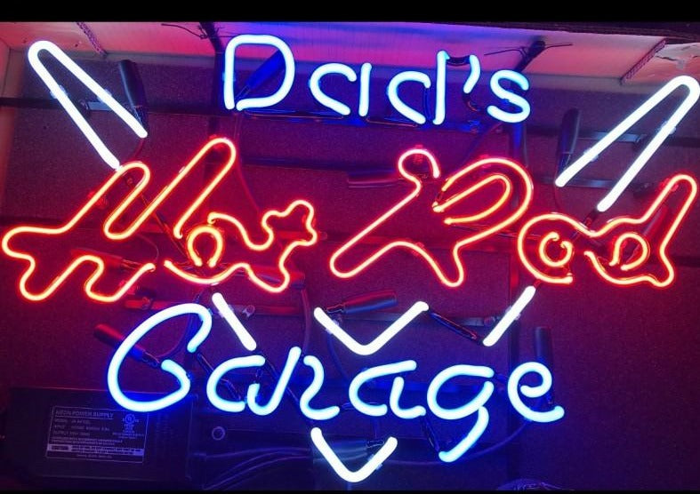 Hot Rod Garage Neon Sign