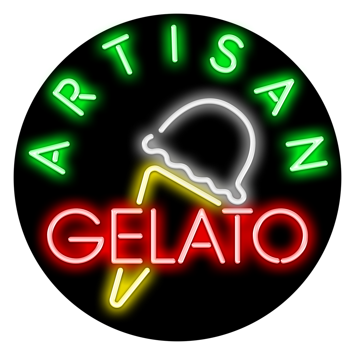 Artisan Gelato Neon Sign – Fire House Neon Signs