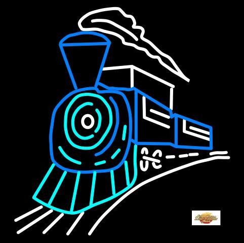 Train Neon Sign – Fire House Neon Signs