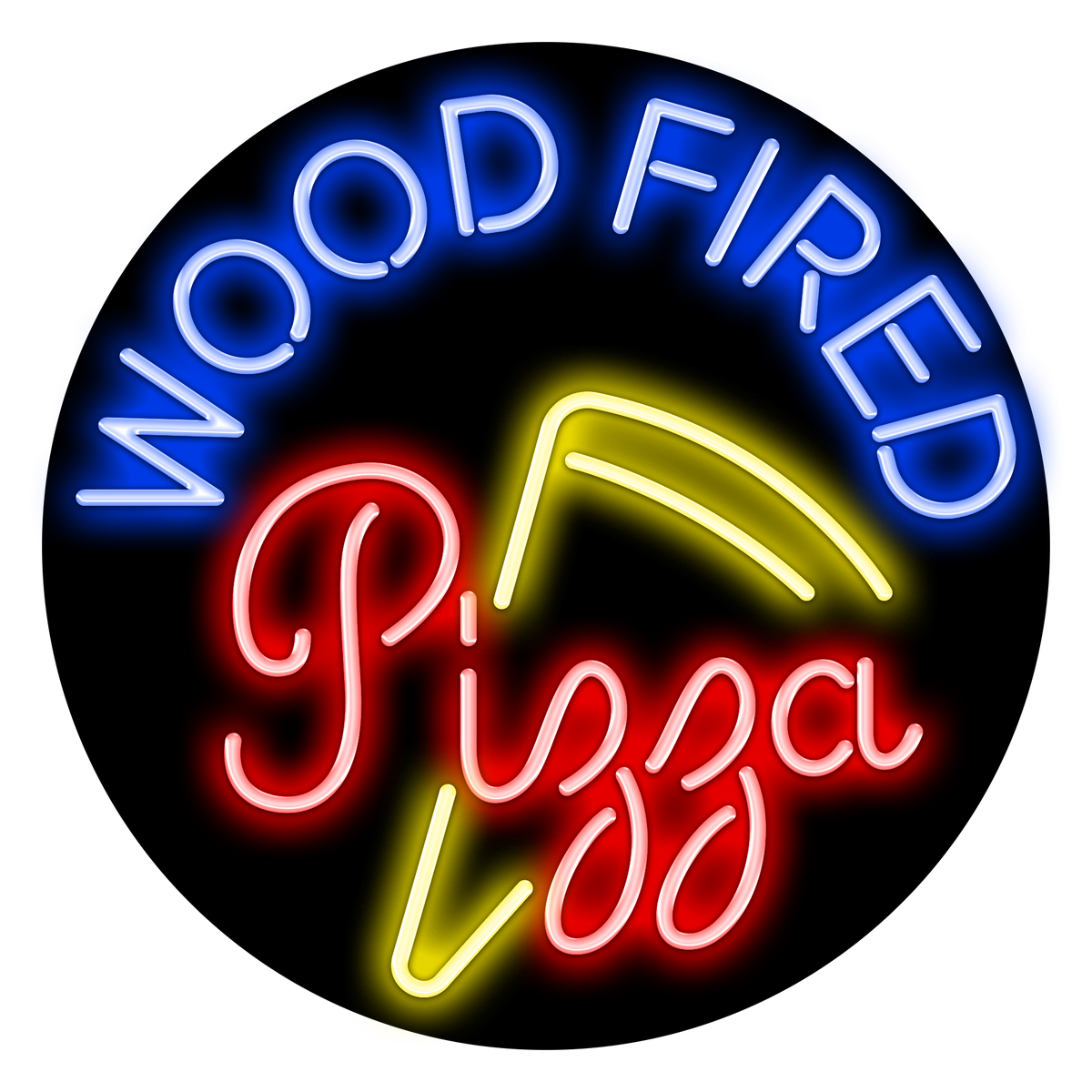 Wood fired Pizza Neon Sign – Fire House Neon Signs