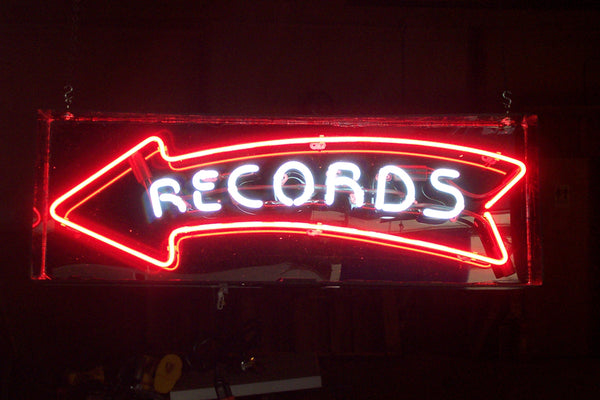 Records Neon Sign – Fire House Neon Signs